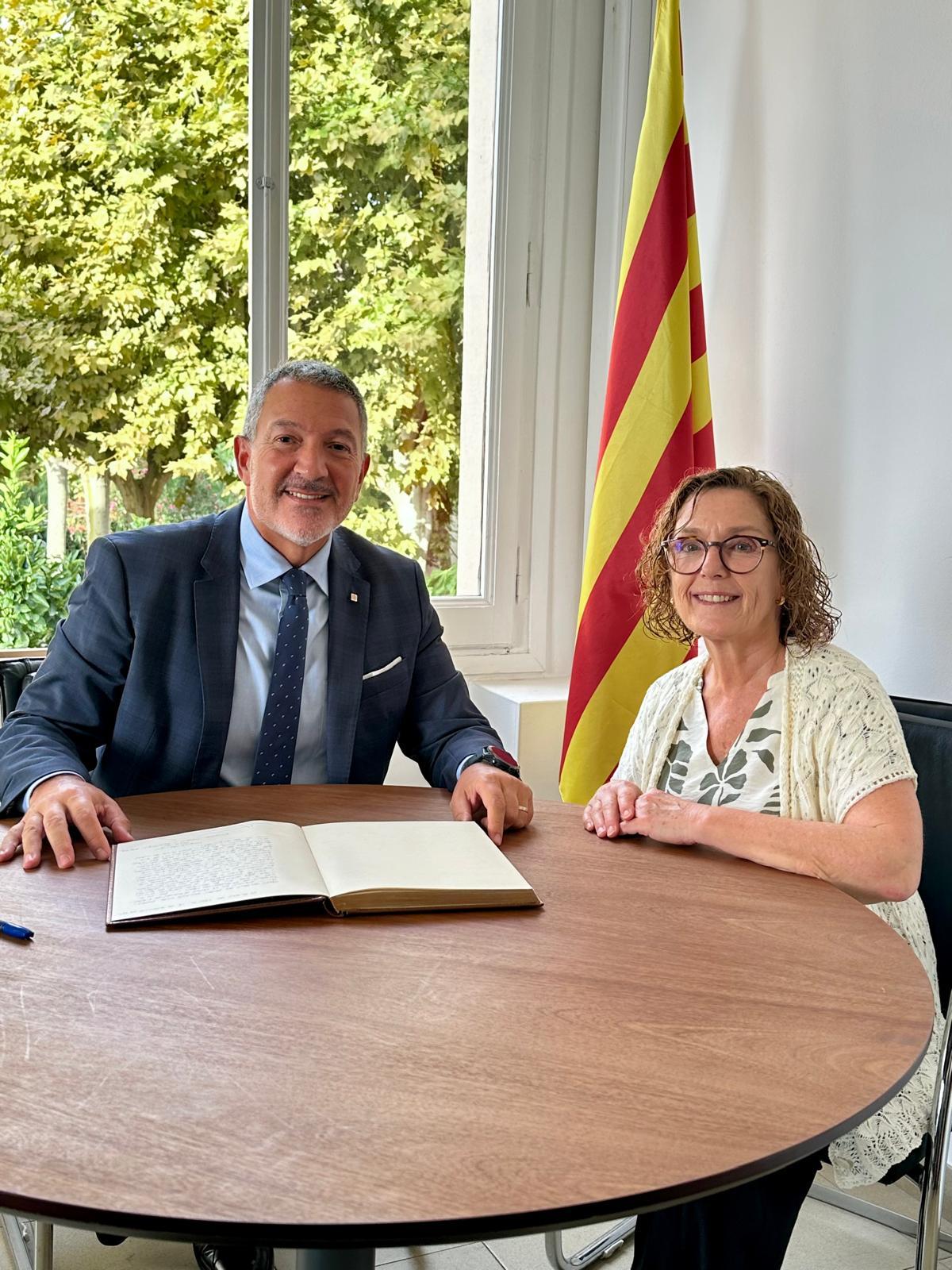 Visita institucional del conseller d'Empresa i Treball de la ...